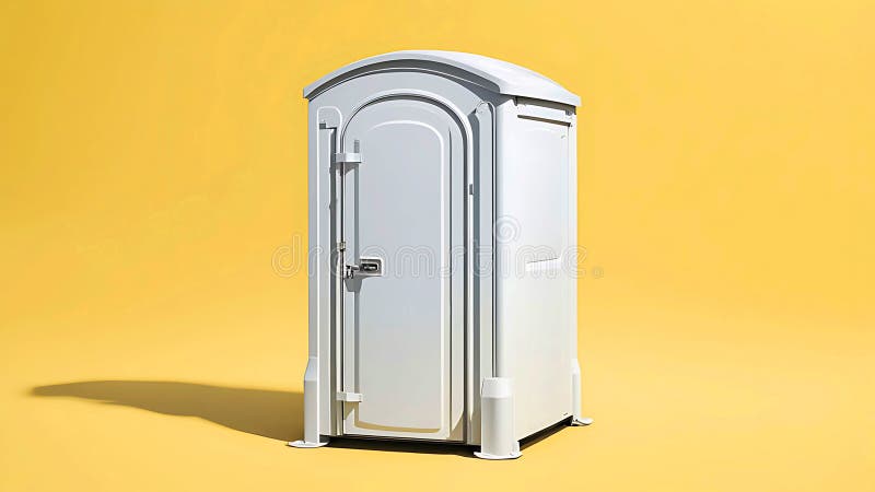 Isolated Outdoor Toilet Cabins Public Portable Bio Wc Cabins Stock