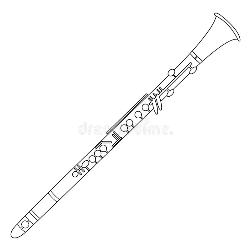 Drum with Drumsticks Black and White Illustration Stock Illustration ...