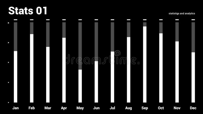 Isolated Overlay Infographic Element - Vertical Ratings. Stock Video ...