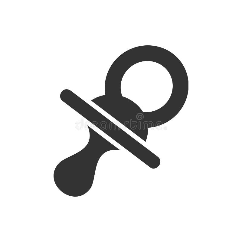 Red Pacifier Outline