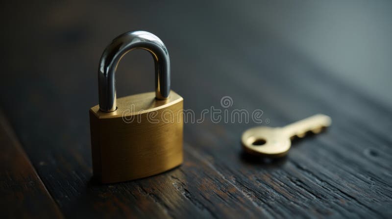 An Isolated Pad Lock Representing the Concept of Unlocking Your Mind ...