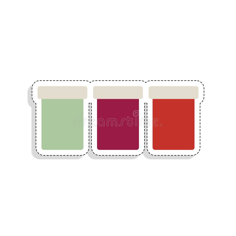 Isolated Paint Tool Sticker Stock Vector - Illustration of equipment ...