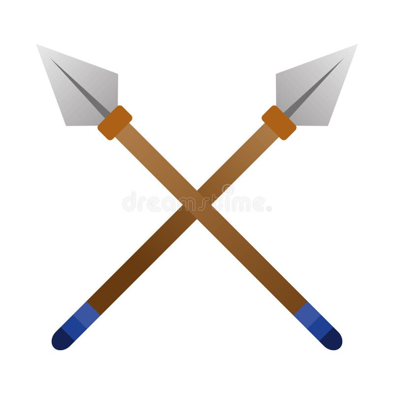 Isolated Pair of Lance Weapons Medieval Icon Vector Stock Vector ... Isolated Pair of Lance Weapons Medieval Icon Vector Stock Vector ...