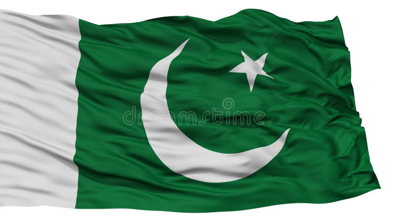 Isolated Pakistan Flag stock illustration. Illustration of flag - 91177275