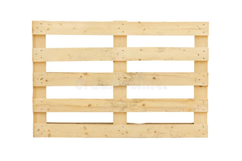 Isolated pallet stock image. Image of plank, industrial - 60049939