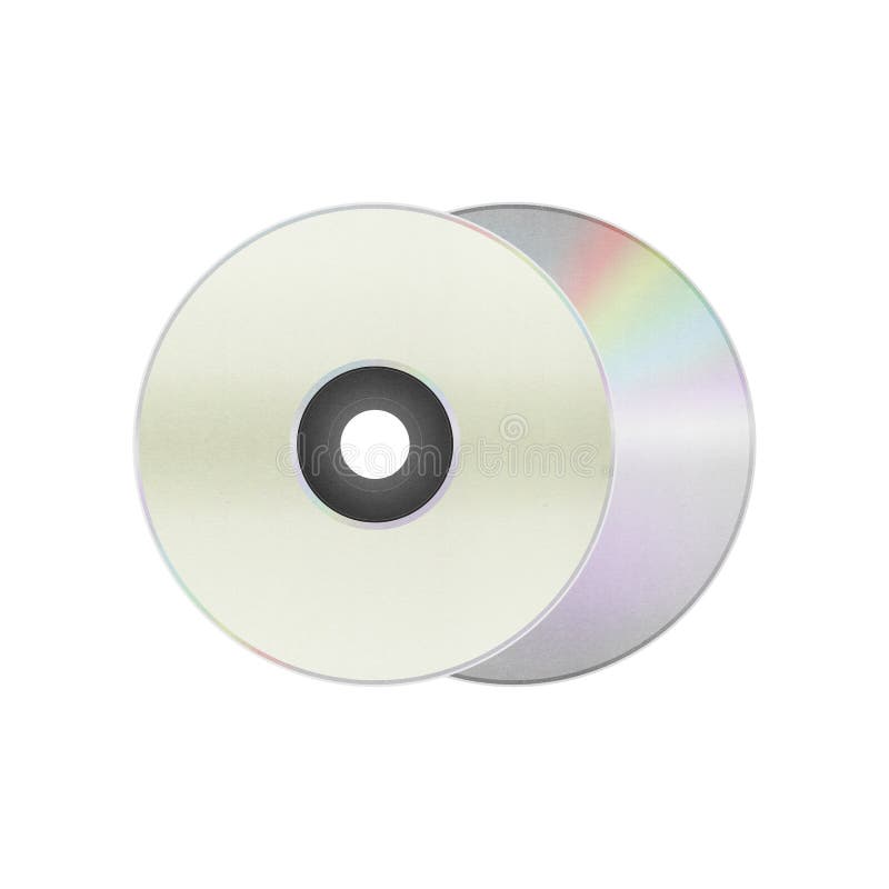 Isolated Paper Cut of Disc Cd, Dvd, Blue-ray Disk is Record Data Stock ...