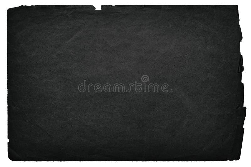 Isolated Paper Poster Background, Black Manuscript Texture with Empty ...