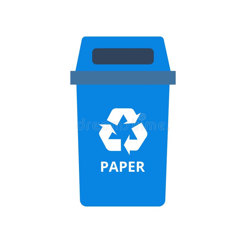 Set of Paper Recycling Symbols. Concept of Ecology and Packaging. Stock ...