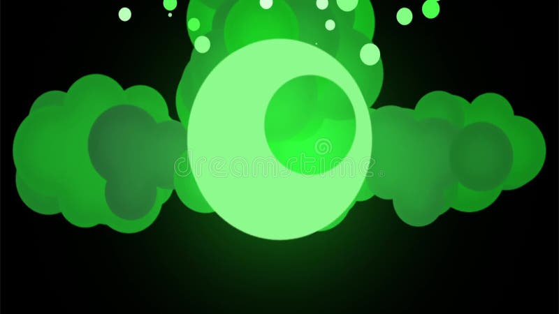 Isolated Particle Effect in Looping Sequence with Multiple Colors Stock ...