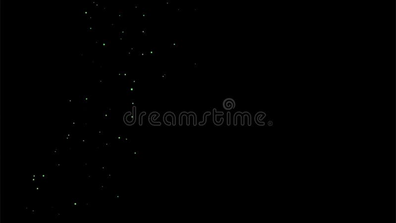 Isolated Particle Effect in Variety of Animation Sequences Stock Video ...