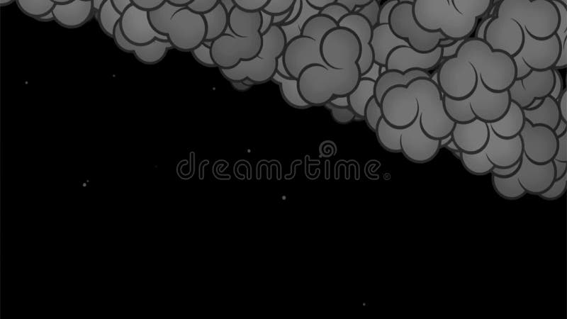 Isolated Particle Effect in Looping Sequence with Multiple Colors Stock ...