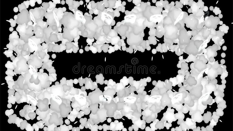 Isolated Particle Effect in Variety of Animation Sequences Stock Video ...