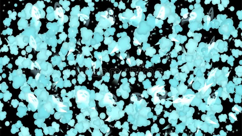 Isolated Particle Effect in Variety of Animation Sequences Stock Video ...