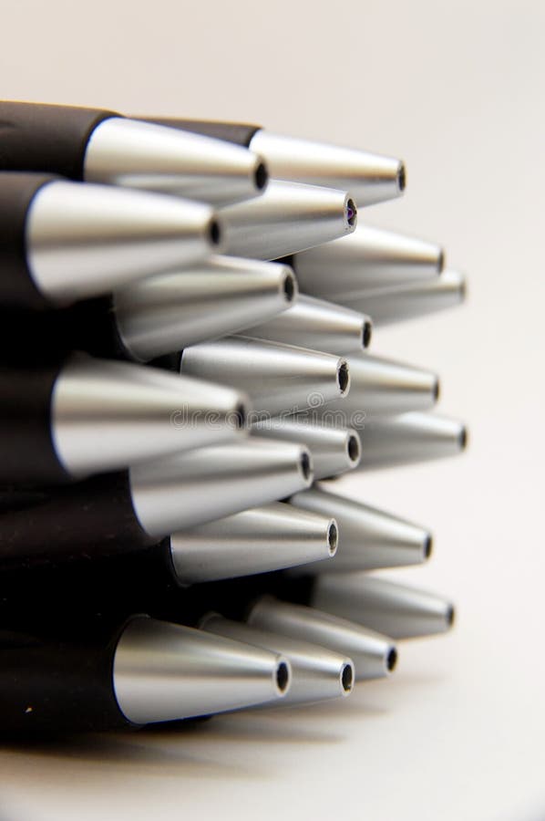 Isolated pen tips stock photo. Image of office, isolate - 11242484