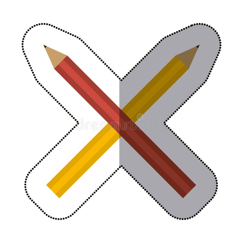 Isolated Pencil Tool Design Stock Vector - Illustration of office ...