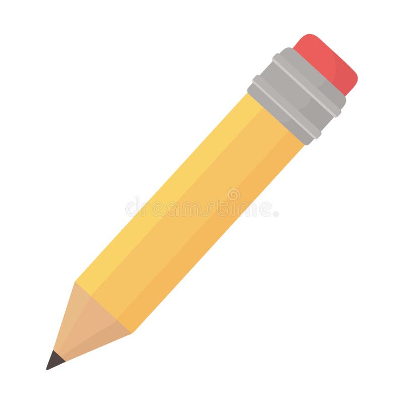 Isolated Pencil Tool Design Vector Illustrator Stock Vector ...