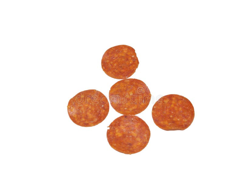 Isolated pepperoni stock photo. Image of pepperoni, isolate - 553446