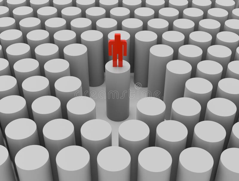 Isolated person stock illustration. Illustration of work - 163004068