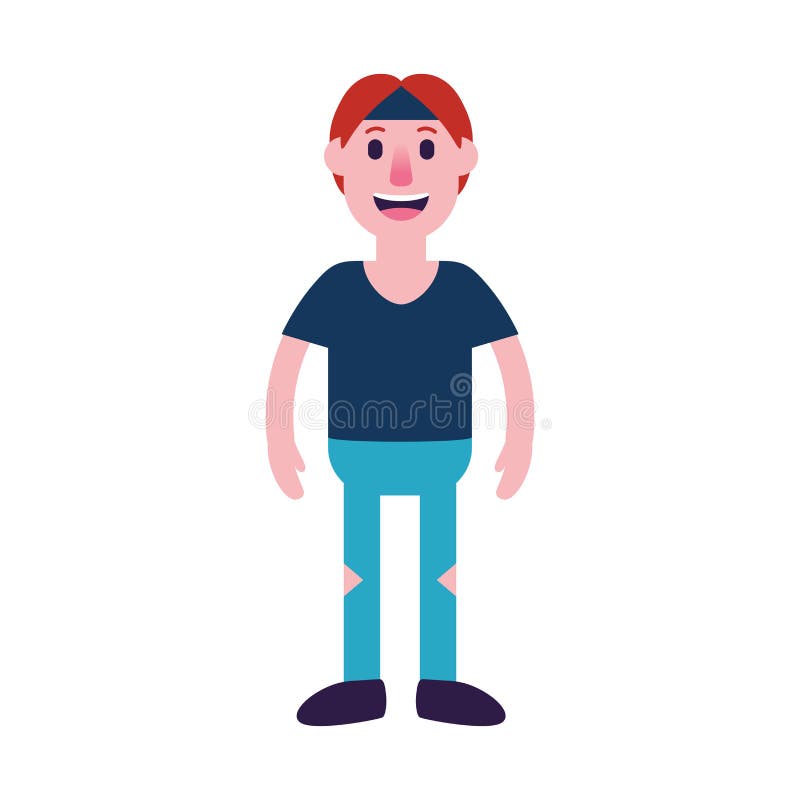Isolated person man stock vector. Illustration of ethnic - 196907217