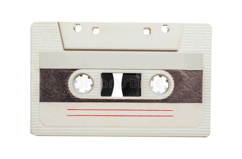 Isolated Photo of Old Audio Tape Cassette Stock Photo - Image of ...