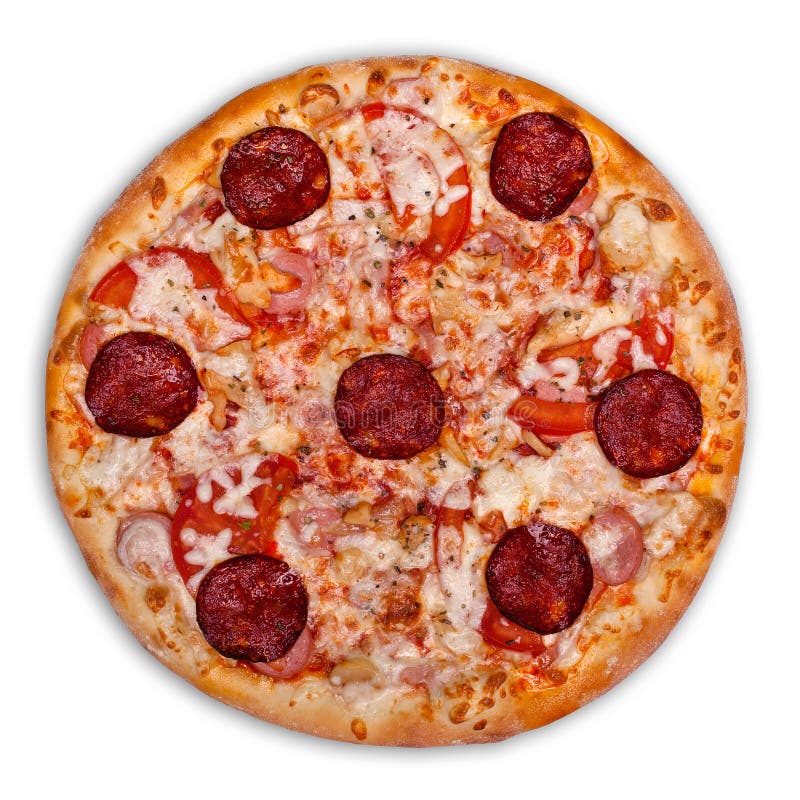 Pizza. View from above stock image. Image of fast, cheese - 115378967
