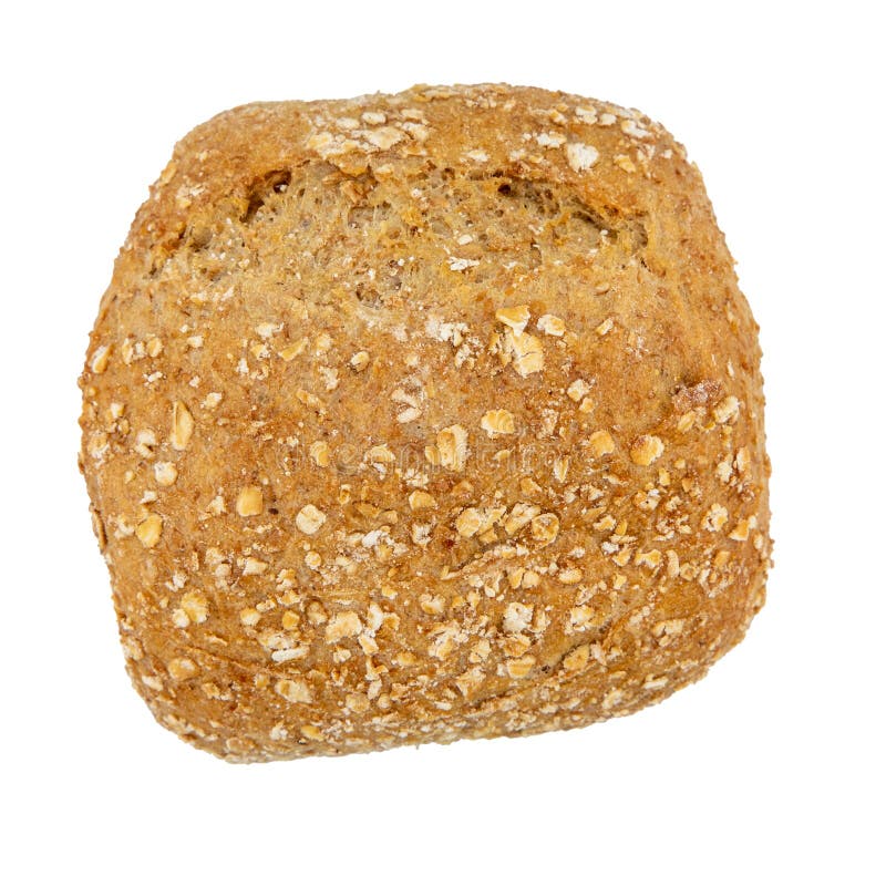Isolated Photo of Whole-grain Bread Rolls Stock Image - Image of food ...