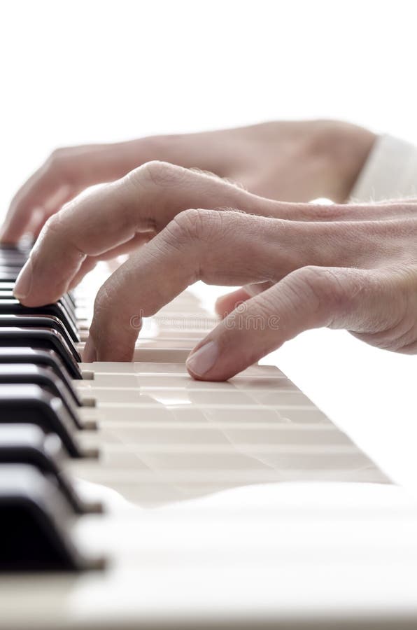 Isolated piano player stock image. Image of music, sound - 28399949