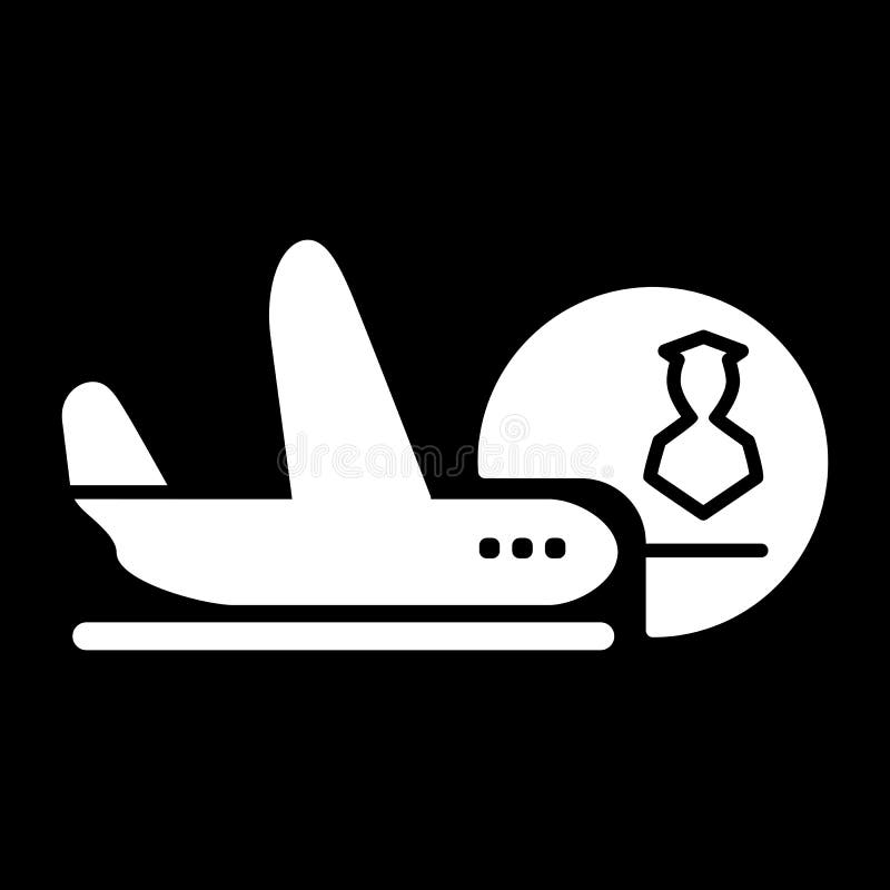 Isolated Pictogram Pilot Design Stock Vector - Illustration of avatar ...