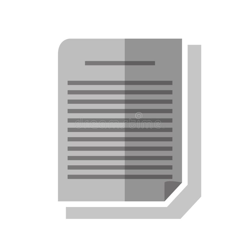 Isolated Piece of Paper Design Stock Illustration - Illustration of ...