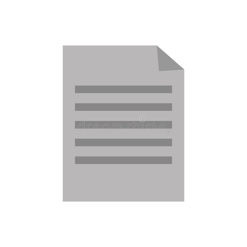 Isolated Piece of Paper Design Stock Vector - Illustration of paper ...