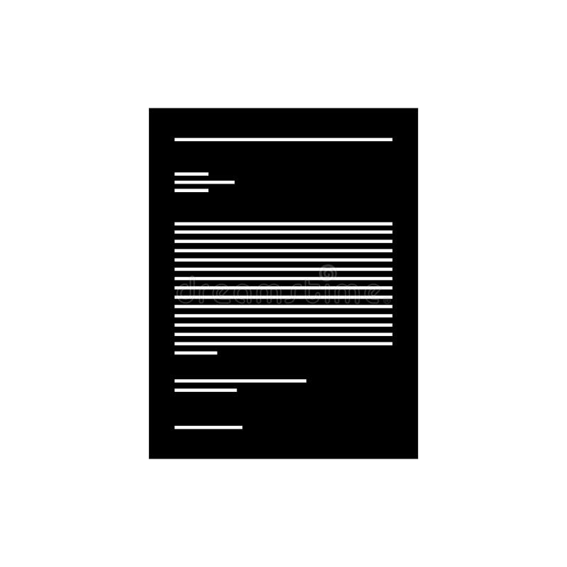 Isolated Piece of Paper Design Stock Vector - Illustration of strategy ...