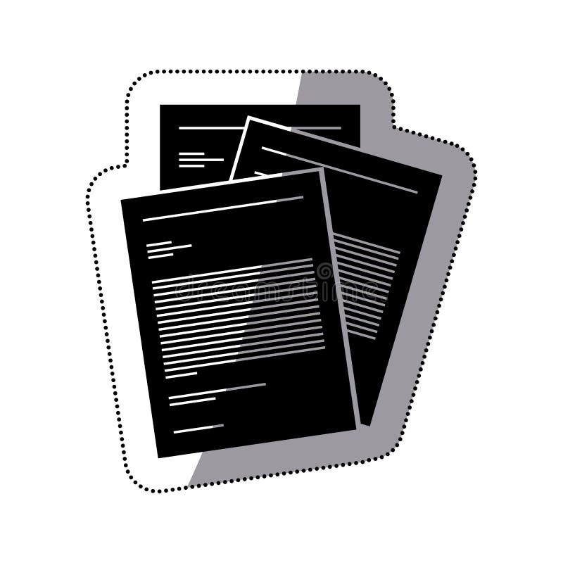 Isolated Piece of Paper Design Stock Illustration - Illustration of ...