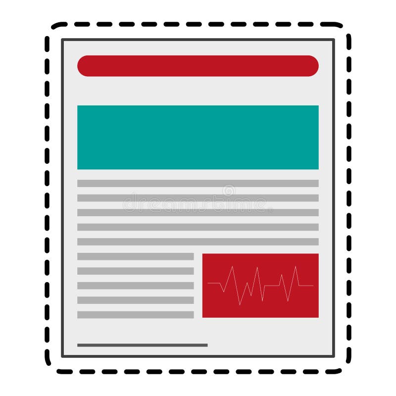 Isolated Piece of Paper Design Stock Vector - Illustration of office ...