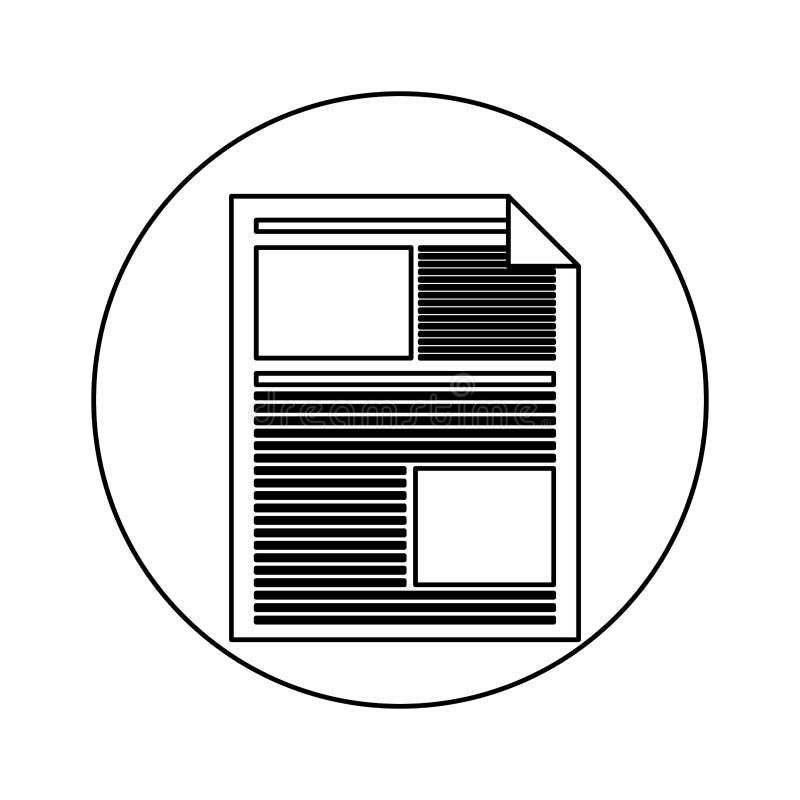 Isolated Piece of Paper Design Stock Vector - Illustration of icon ...