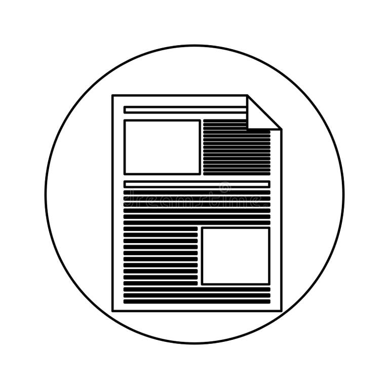 Isolated Piece of Paper Design Stock Vector - Illustration of icon ...