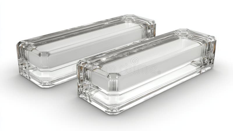 Isolated Pieces of Clear Acrylic Sheets on a Background Stock Image ...