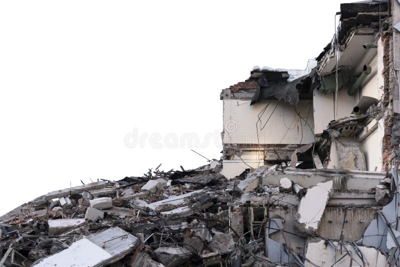Pile of rubble stock photo. Image of grey, gravel, material - 35311510