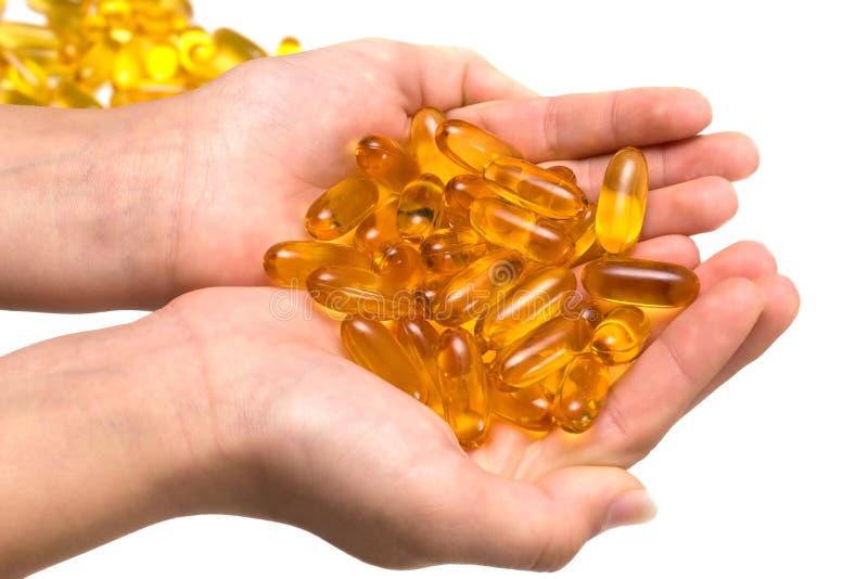 Isolated Pill Gel Supplement Capsules Stock Photo - Image of white ...