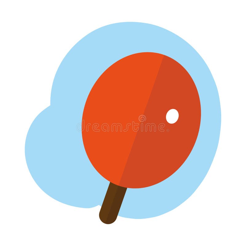 Isolated Ping Pong Racket Sport Icon Vector Stock Vector - Illustration ...
