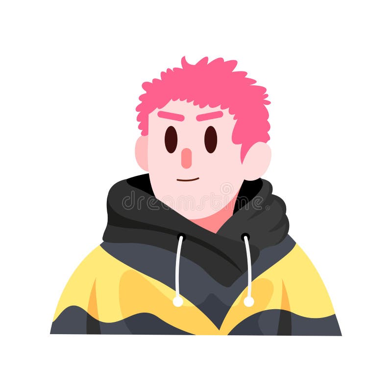 Isolated Pink Man Vector Illustration Stock Vector - Illustration of ...