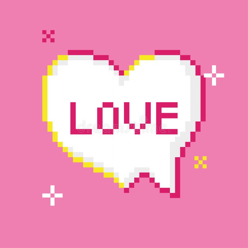 Isolated Pixel Speech Bubble with a Cartoon Expression Vector Stock ...