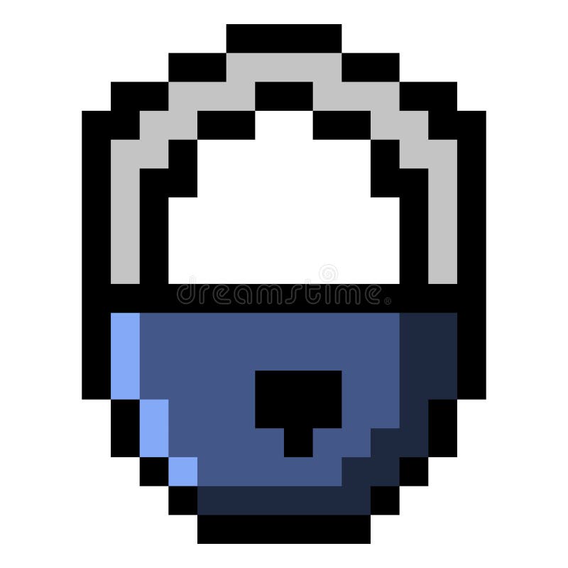 Pixeled Lock Stock Illustrations – 6 Pixeled Lock Stock Illustrations ...