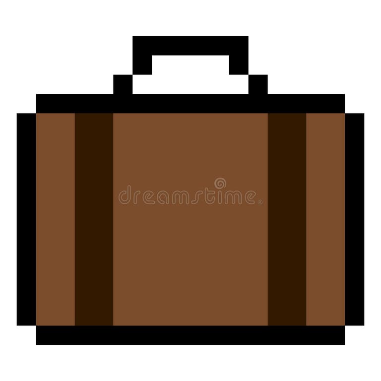 Pixeled Suitcase Stock Illustrations – 1 Pixeled Suitcase Stock ...