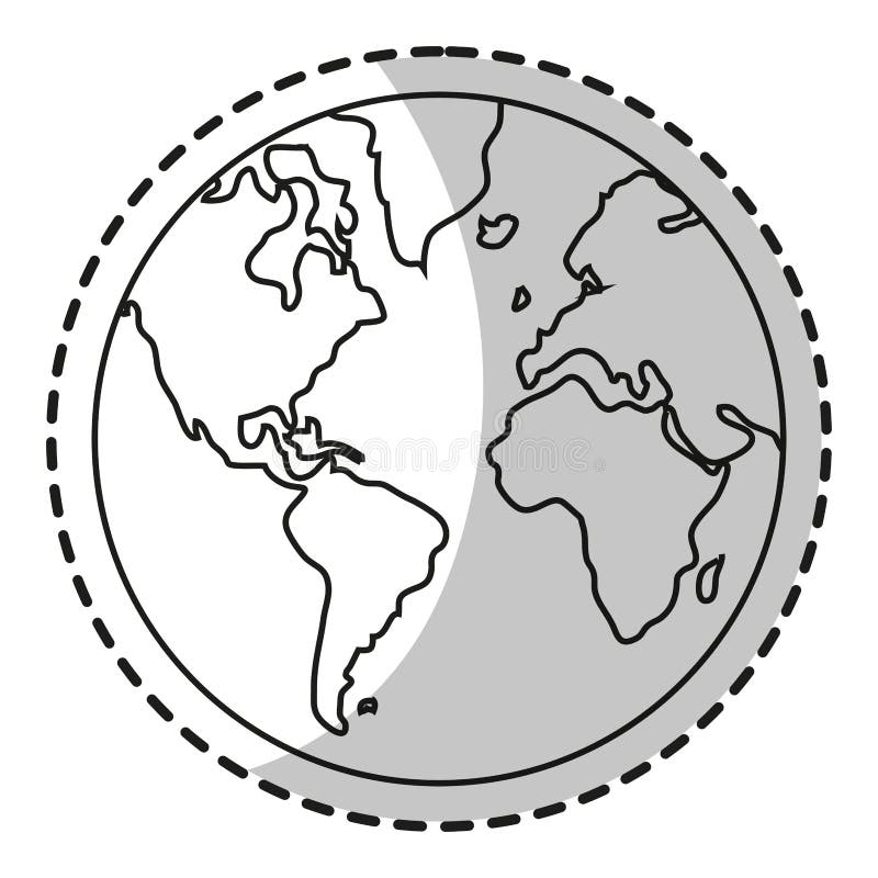 Isolated Planet Sphere Design Stock Vector - Illustration of ...