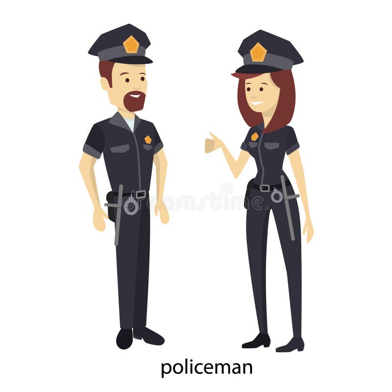 Police Couple Stock Illustrations – 1,262 Police Couple Stock ...