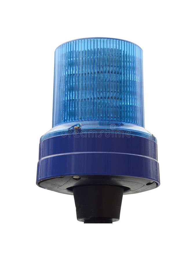 Isolated Police Light stock photo. Image of crime, emergency - 30531460