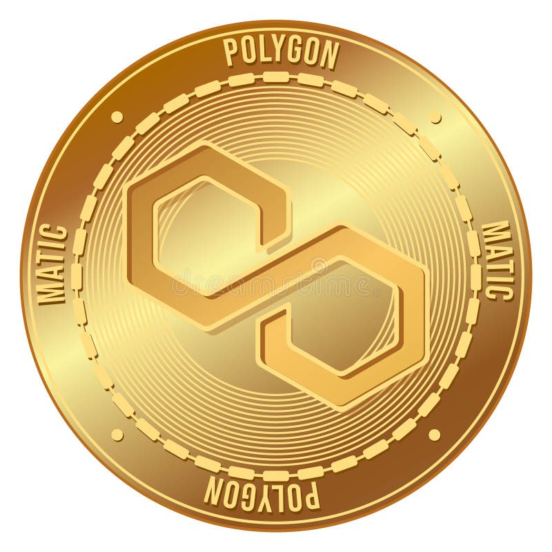 Isolated polygon coin icon editorial stock photo. Illustration of ...
