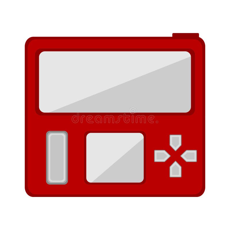Isolated Portable Videogame Console Icon Stock Vector - Illustration of ...