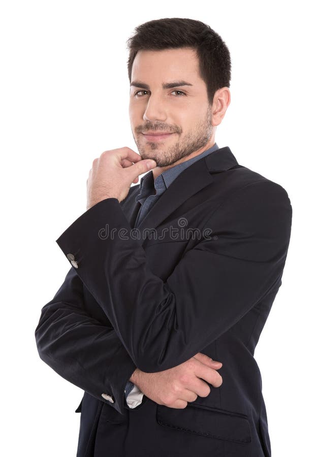 Successful Manager - Man Isolated on White Background Stock Photo ...