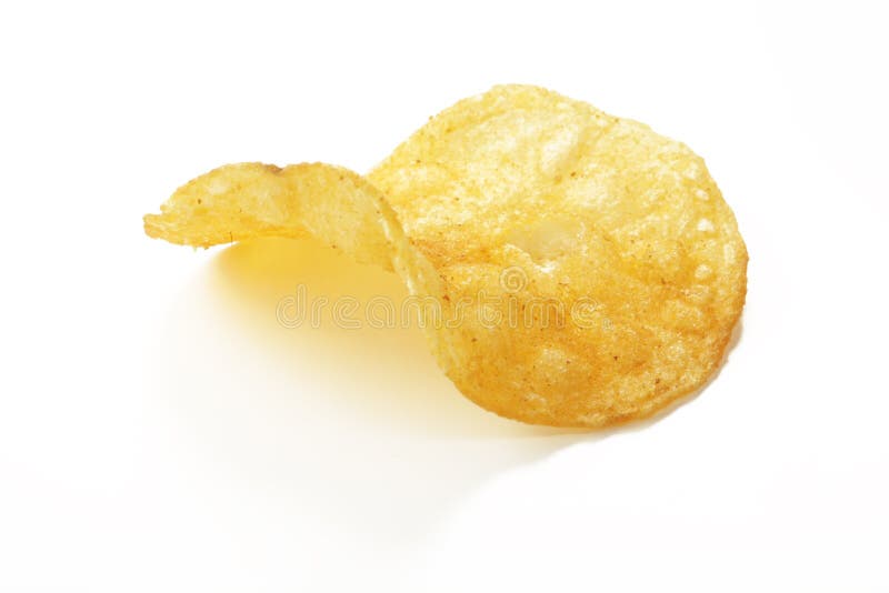 One Big Potato Chip with Ridges Stock Photo - Image of cheeses, chip ...